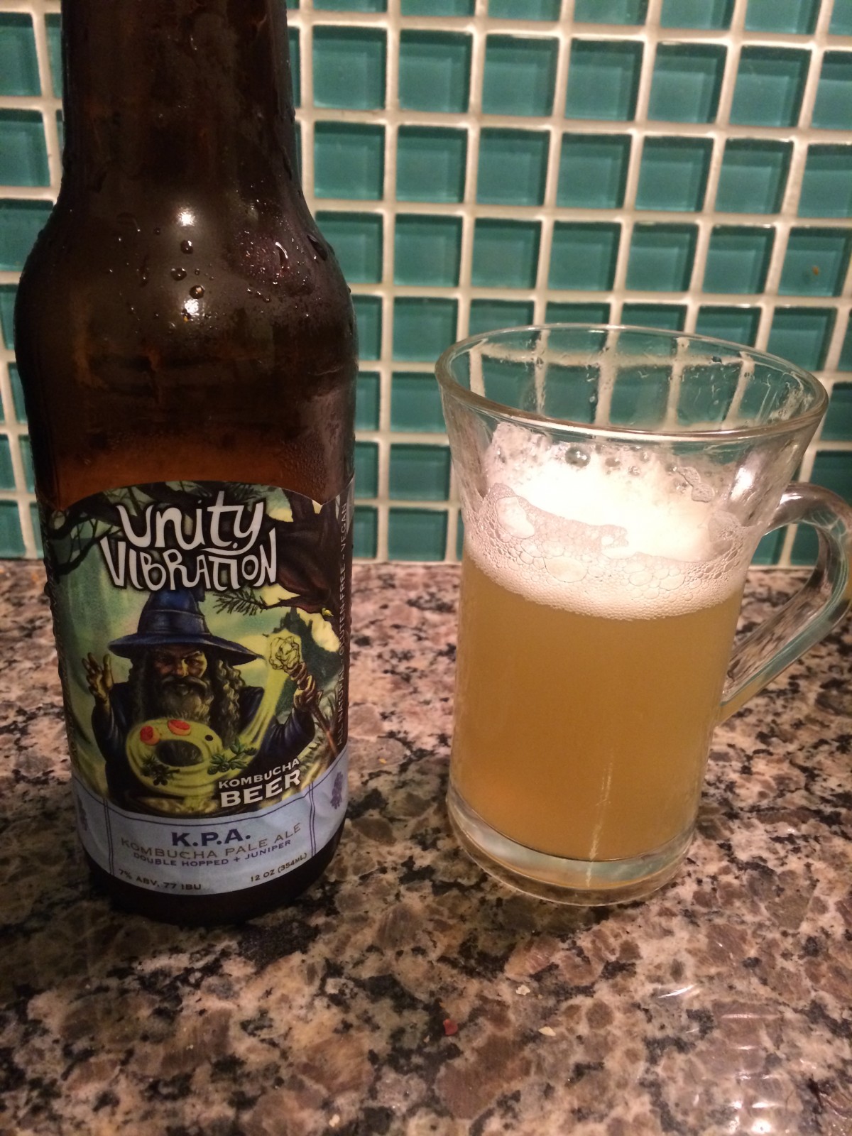 Unity Vibration Kombucha Pale Ale - Gluten Free Beer Guide